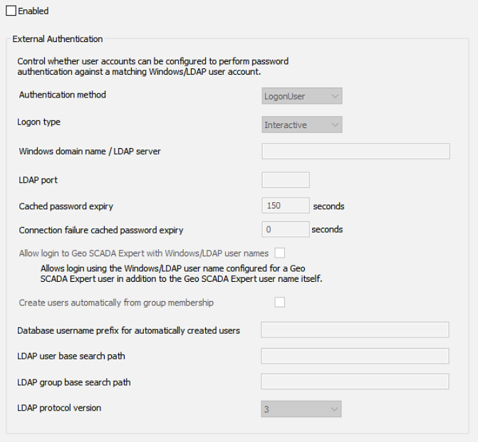 Security Guide Using External Authentication With Geo Scada Expert Setting Up System Security